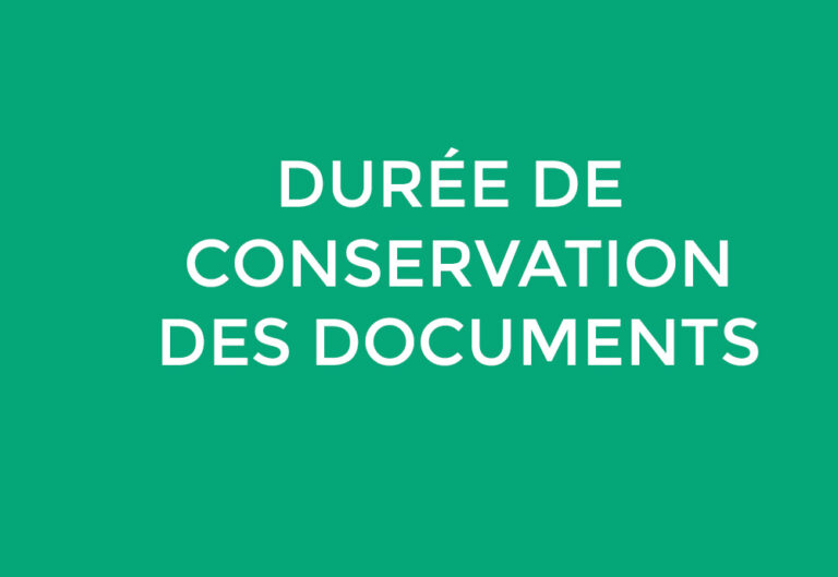 Durée de conservation des documents - Réseau ARAPL